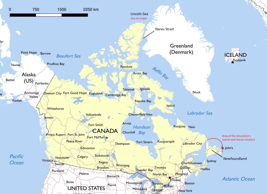 Arctic sea ice becoming a spring hazard for North Atlantic ships - AGU ...